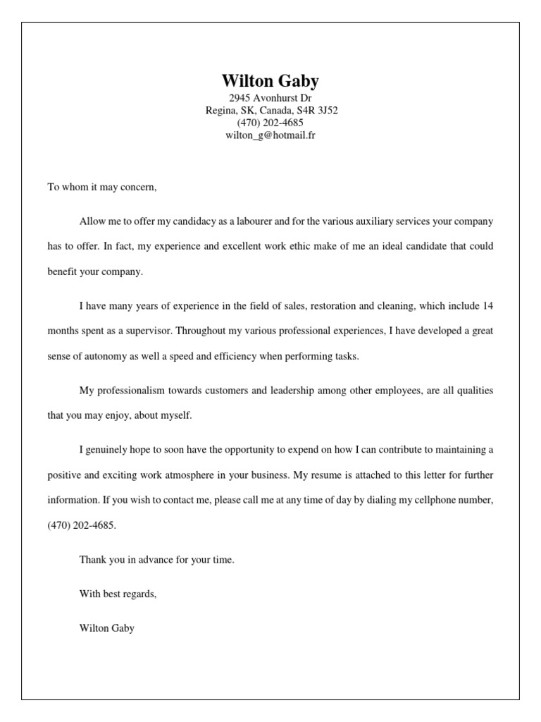Resume Wilton Gaby | Download Free PDF | Human Nature | Business