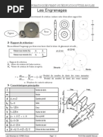 CHAPITRE 6 - Les Engrenages | PDF | Cinématique | Machine
