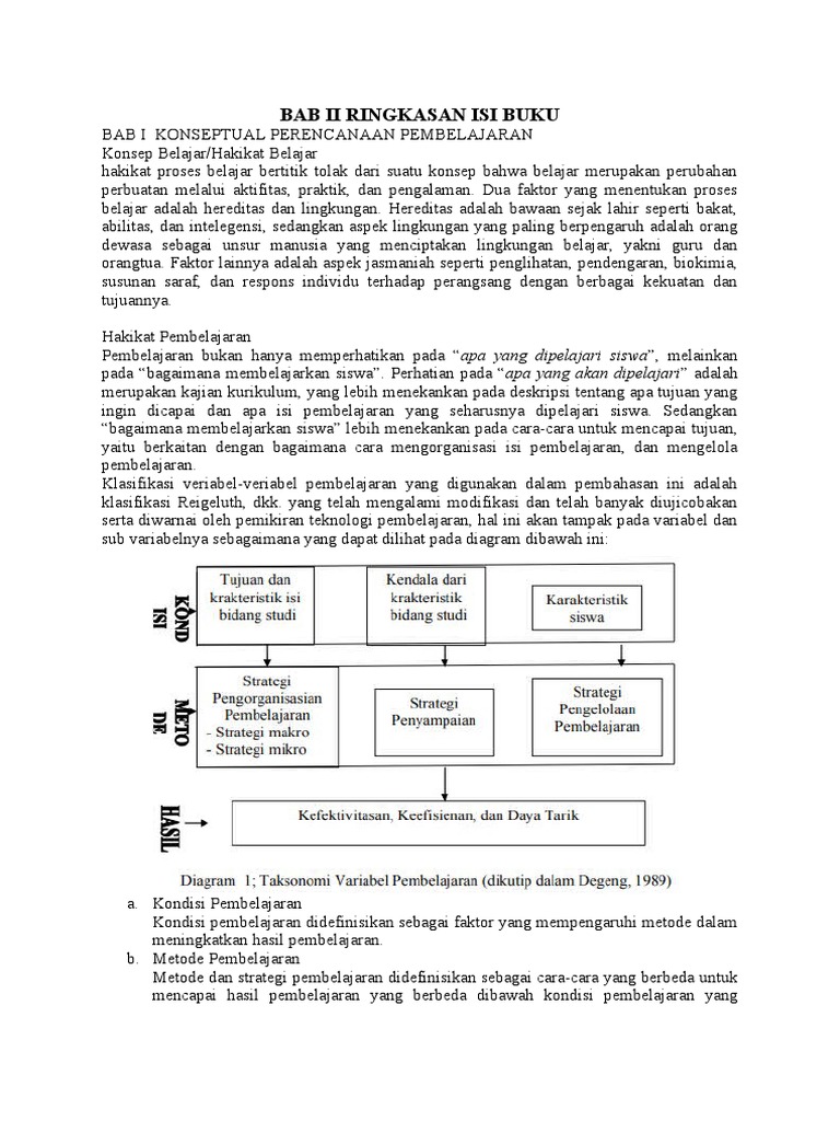 BAB II RINGKASAN ISI BUKu | PDF