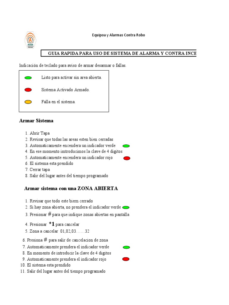 Codigos de Alarma | PDF | Teclado | Equipo