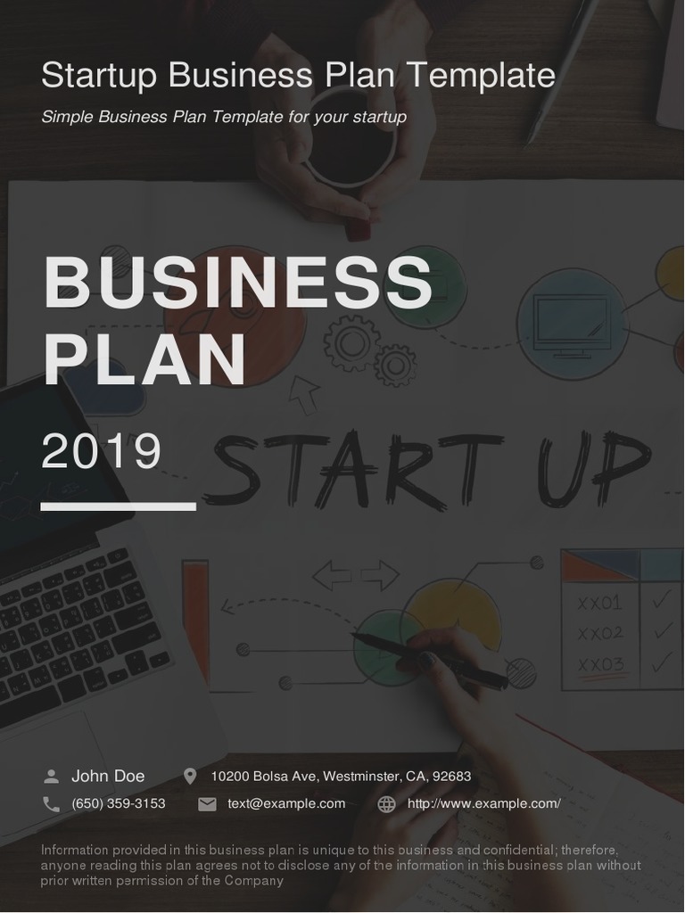 Startup Business Plan Template | PDF | Swot Analysis | Startup Company