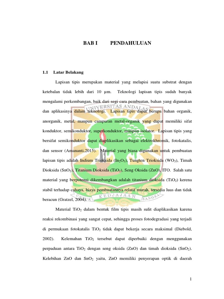 Karakteristik Optik Lapisan Tipis TiO2 | PDF | Griya & Taman