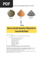 PCC MIX M15 (Calculation Sheet) | PDF