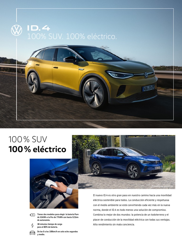 Catalogo Id4 | PDF | Volkswagen | Aplicación movil