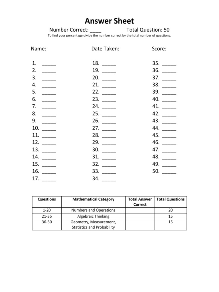 Practice Praxis Test | PDF | Area | Triangle