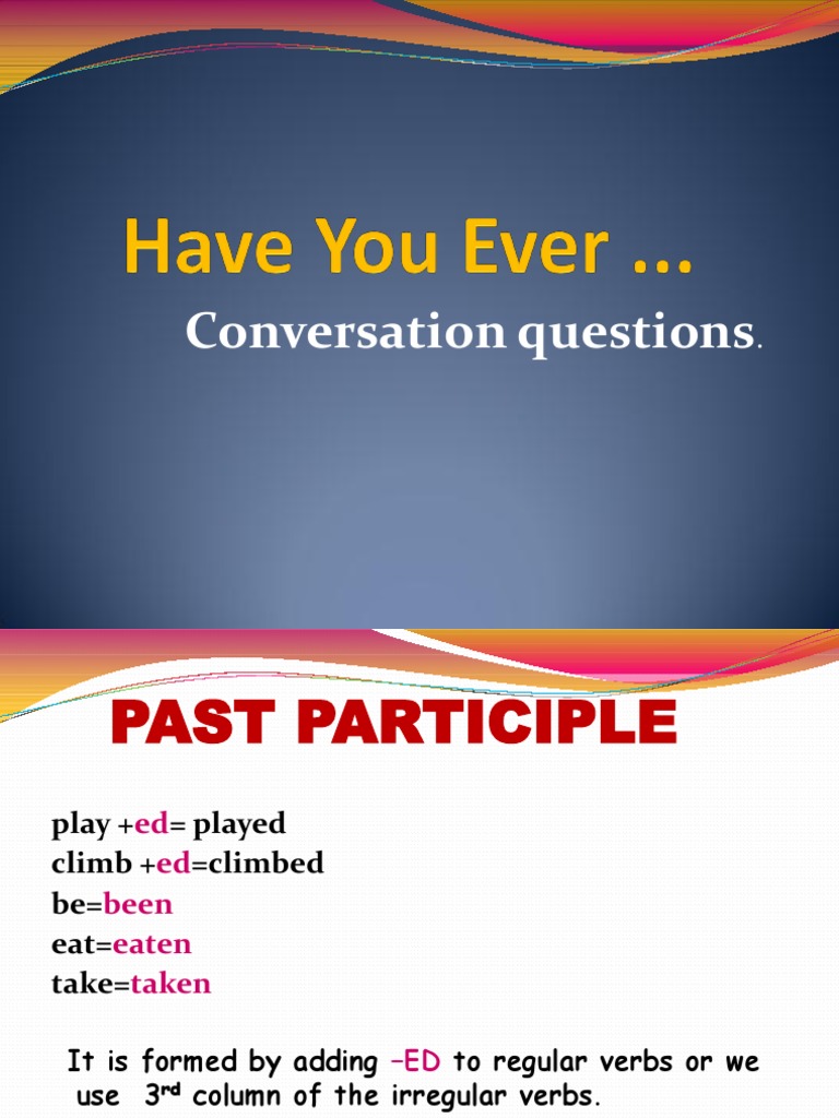 Present Perfect Tense PDF | PDF | Perfect (Grammar) | Linguistic Morphology