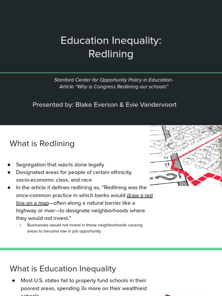 Education Inequality | PDF | Racial Segregation In The United States ...