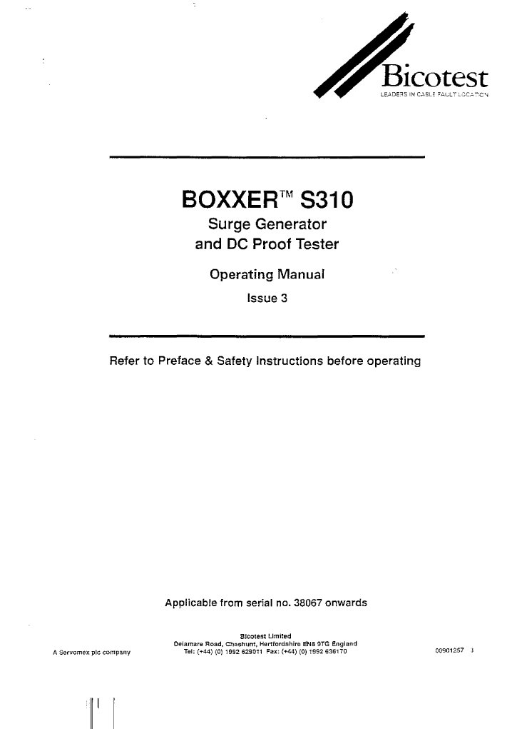 S310 OpManIssue3 | PDF