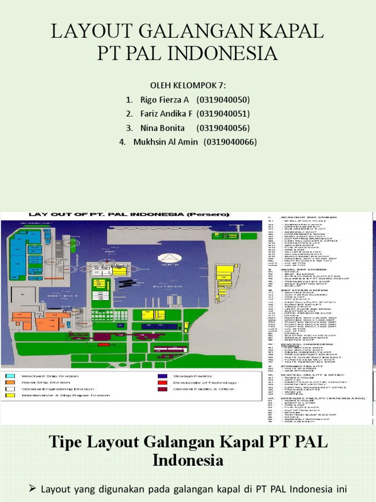 Layout Galangan Kapal Kelompok 7 | PDF