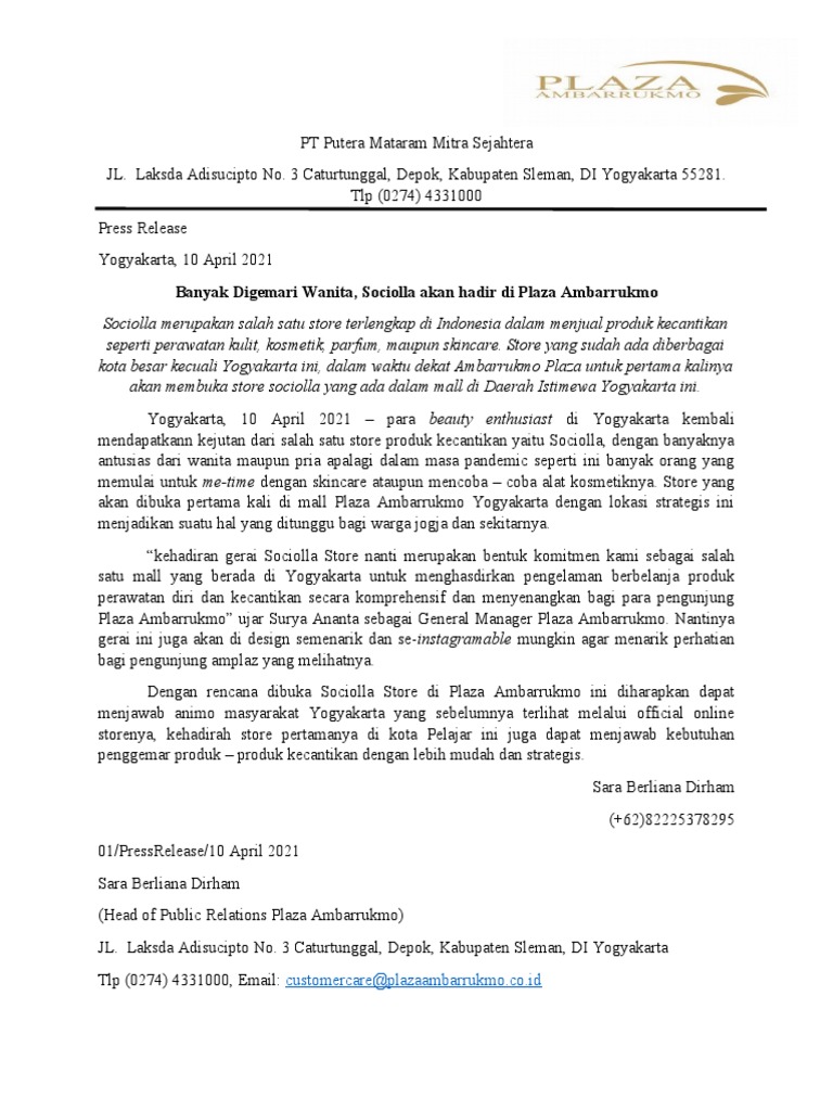 4 Press Release | PDF