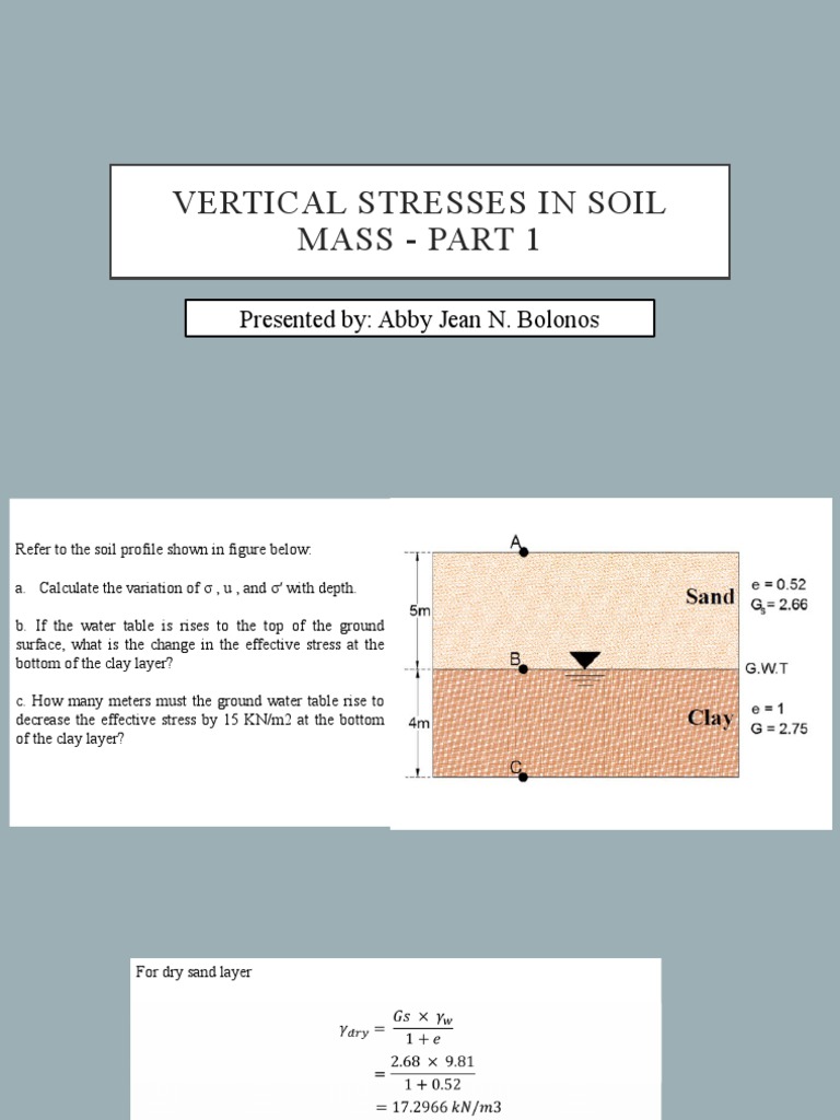 Vertical Stresses in Soil Mass - Part 1 | PDF | Soil Mechanics ...