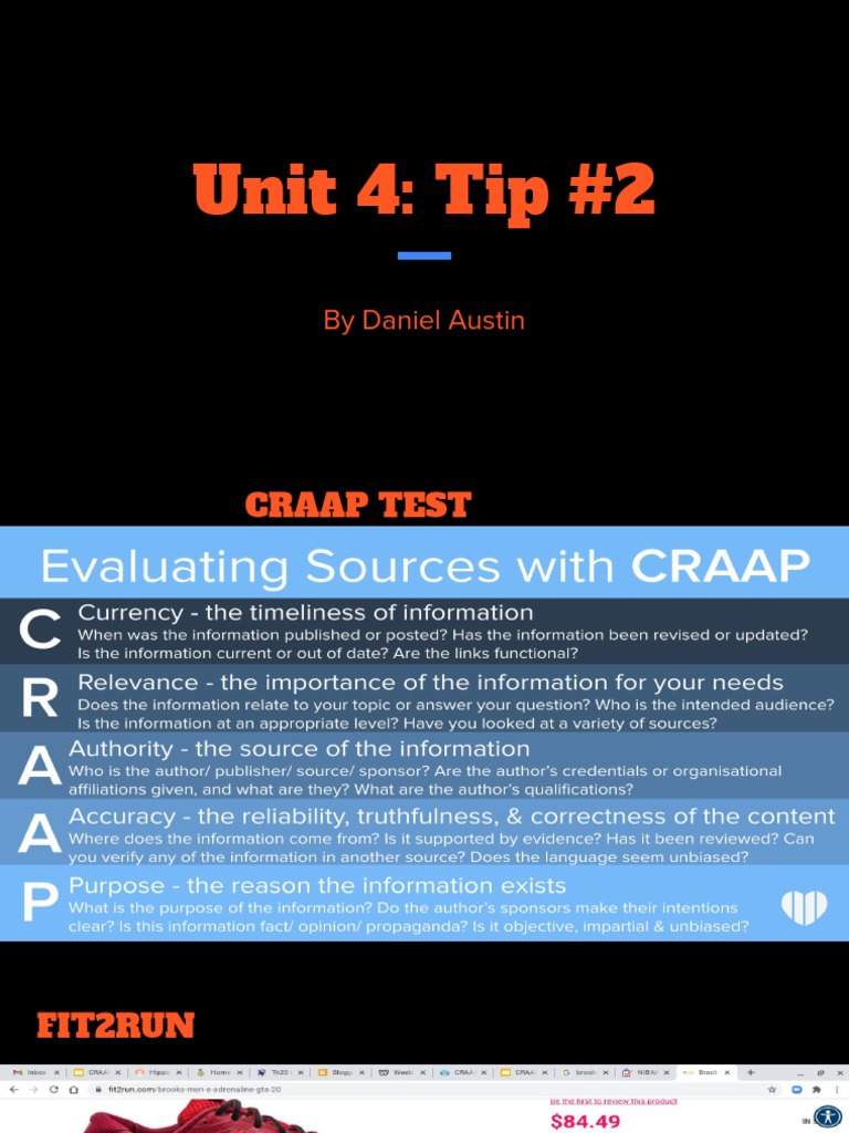 Craap Test 1 | PDF | Information Technology | Business
