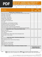 Truck Load-Out Checklist | PDF | Driving | Truck