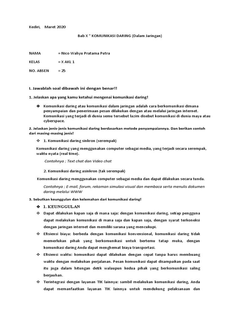 Bab X Daring | PDF | Karier & Perkembangan | Ilmu Sosial