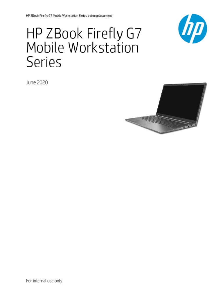 HP ZBook Firefly G7 Mobile Workstation Series | PDF | Laptop | Computer ...