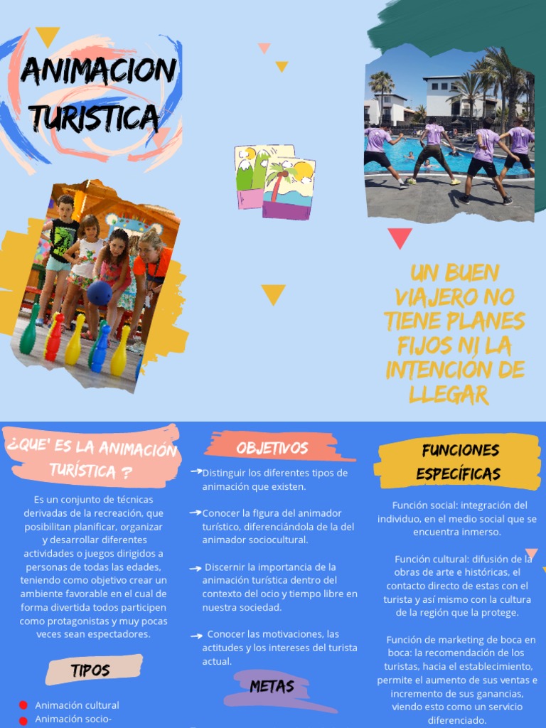 Animación Turística Brochure | PDF | Turismo | La naturaleza humana