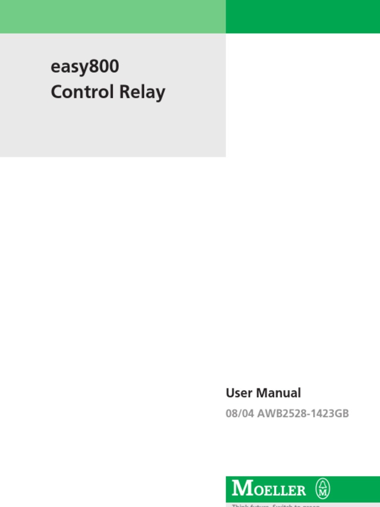 Easy 800 Manual | PDF | Relay | Power Supply