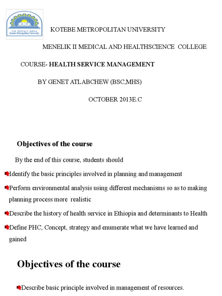 Kotebe Metropolitan University Menelik Ii Medical and Healthscience ...
