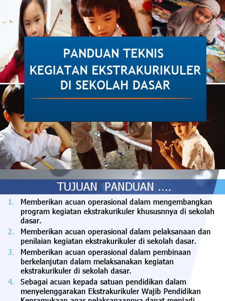 Panduan Teknis Kegiatan Ekstrakurikuler Di Sekolah Dasar | PDF Panduan Teknis Kegiatan Ekstrakurikuler Di Sekolah Dasar | PDF