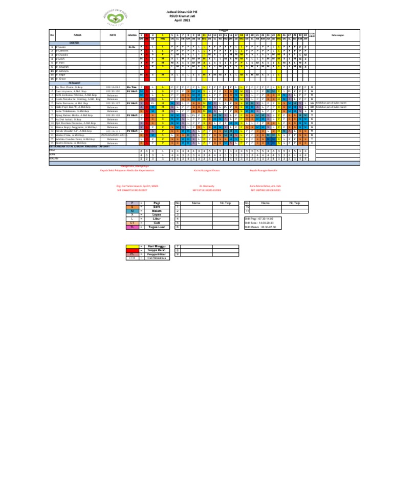 Contoh Format Absen Sesuai DGN Dr. Cut | PDF