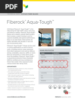 USG Fiberock Aqua-Tough Panel Overview | PDF | Drywall | Plaster