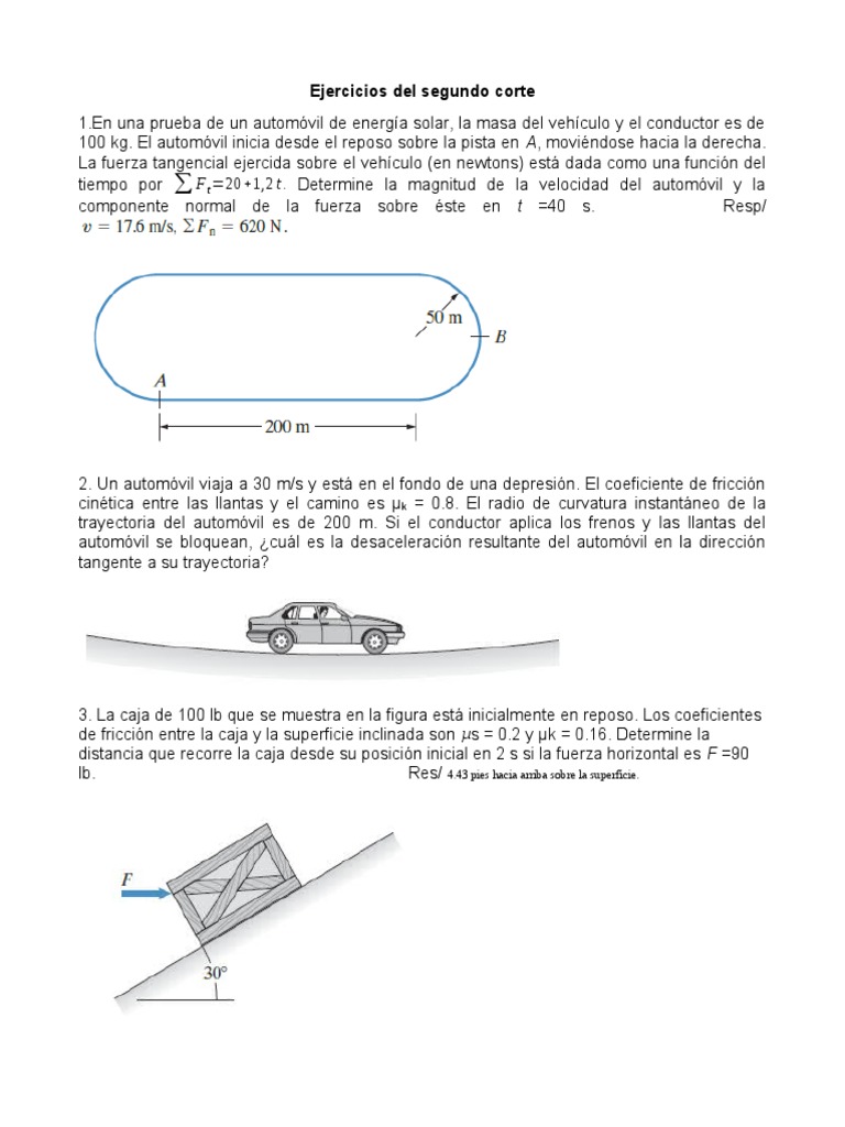 Ejercicios Del Segundo Corte | PDF