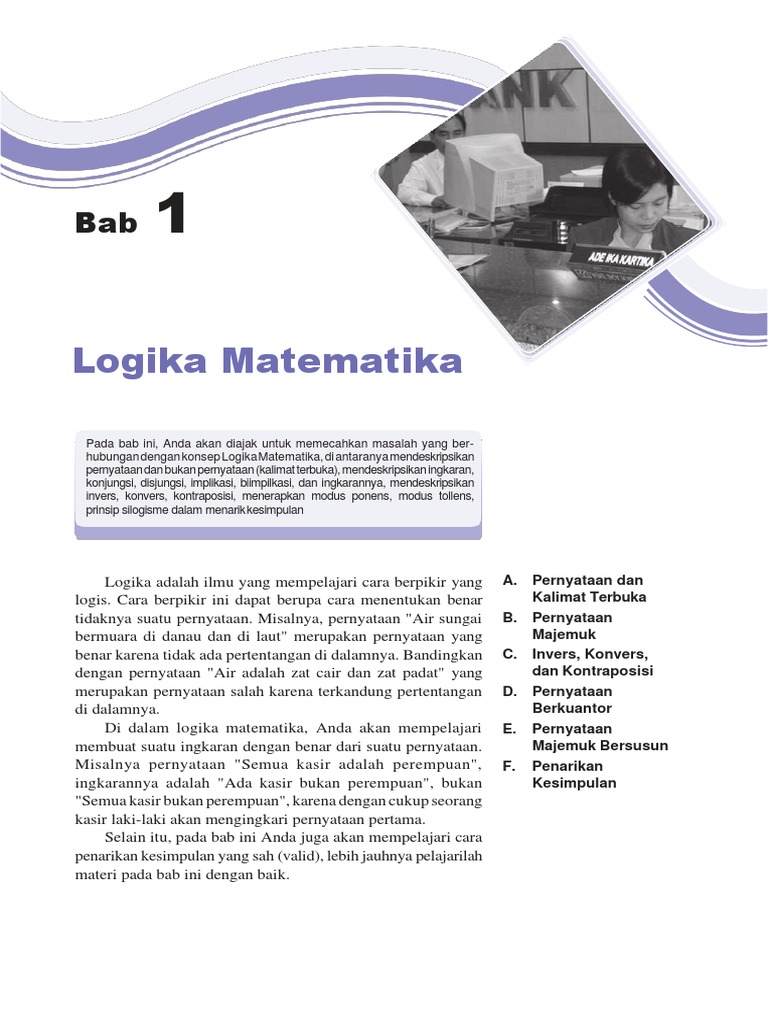 Logika Matematika: Dasar dan Penerapan | PDF | Metode & Bahan Ajar