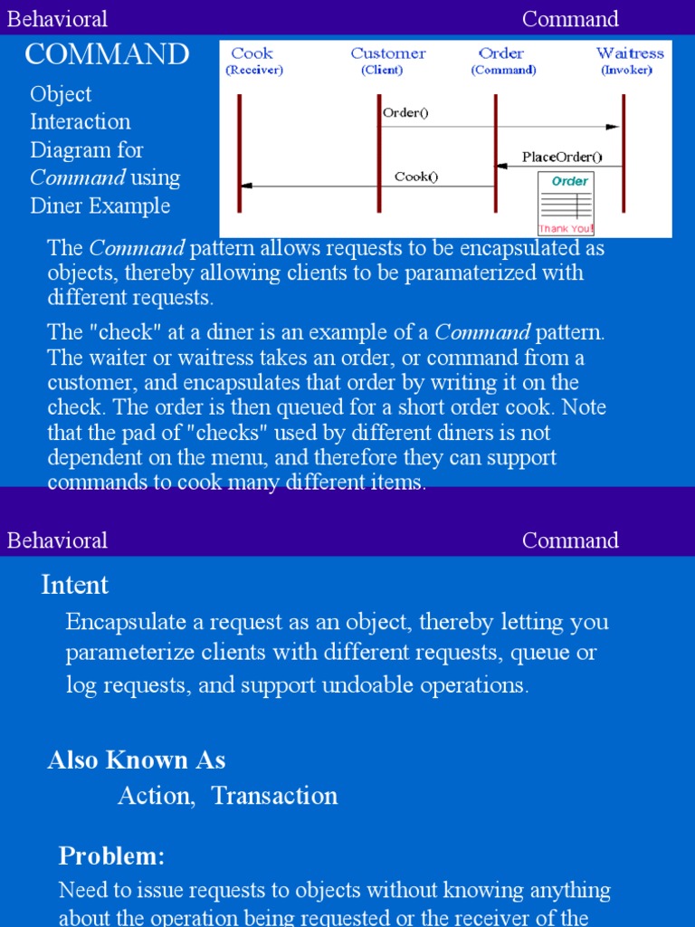 COMMAND | PDF | Method (Computer Programming) | Class (Computer ...