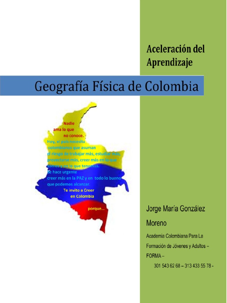 Geografía y Biodiversidad Colombiana | PDF | Aguas territoriales | Andes