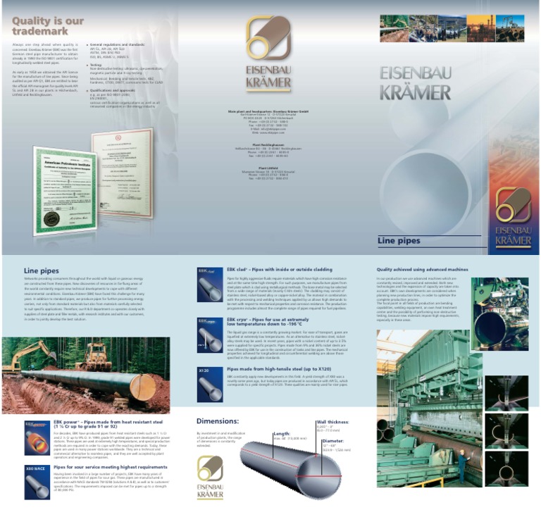 EBK - Linepipe | Download Free PDF | Pipe (Fluid Conveyance) | Steel