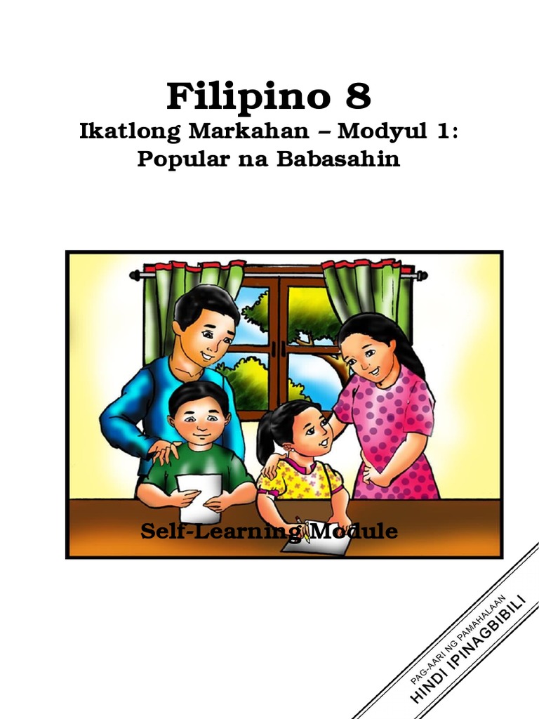 Filipino 8 SLMs 3rd Quarter Module 1 | PDF