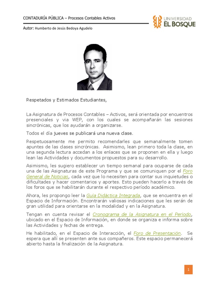 Unidad 1 Semana 1 Generalidades Niif | PDF | normas internacionales de ...