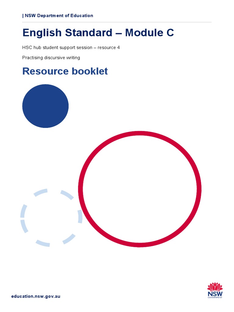 English Standard - Module C: Resource Booklet | PDF | Argument | Question