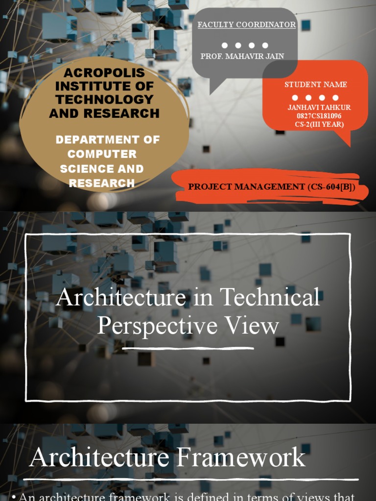 Architecture in Technical Perspective View | PDF | Component Based ...
