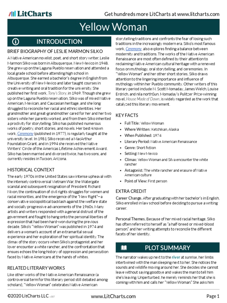 Yellow Woman: Intr Oduction | PDF