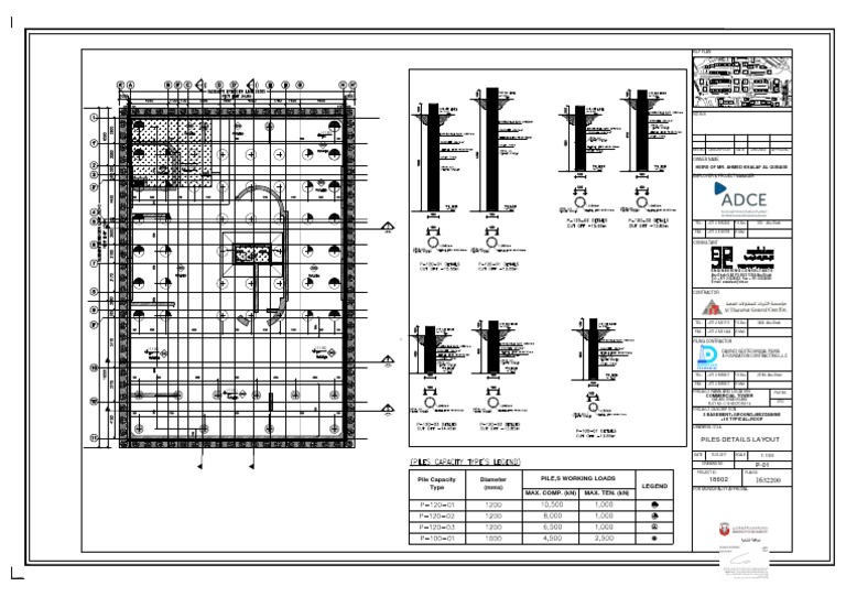 Approved Pile Design | PDF | Infrastructure | Civil Engineering