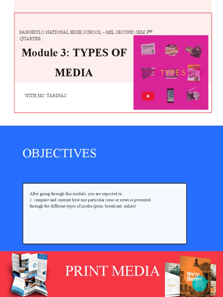 Mil Lesson 3 | PDF | Graphics | Mass Media