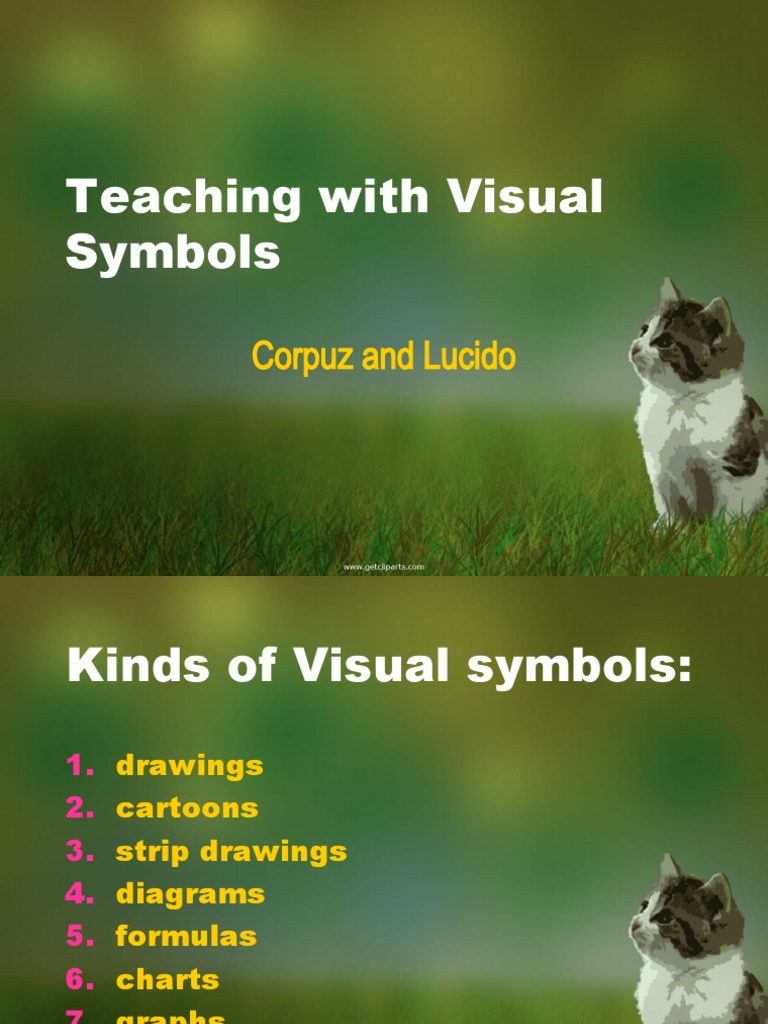Visual Symbols in Teaching Methods | PDF | Latitude | Map