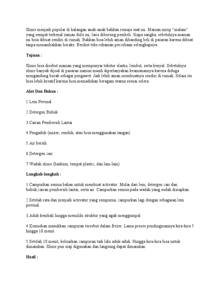 Contoh Narasi | PDF | Griya & Taman