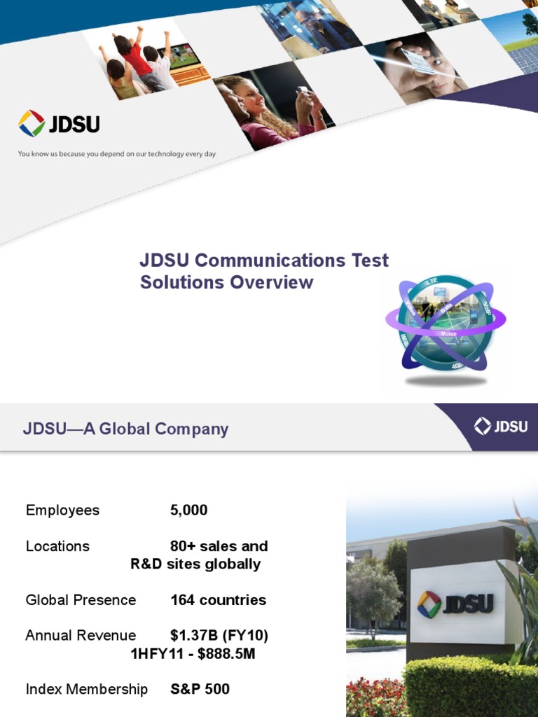 JDSU Communications Test Porfolio v12 | PDF | Voice Over Ip | Computer ...