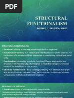 Structural Functionalism | PDF | Social Structure | Scientific Theories