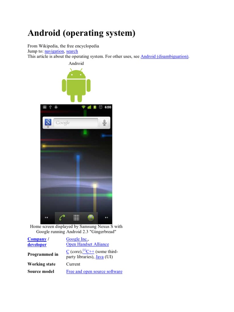 Navigation Search Android (Disambiguation) | PDF | Android (Operating System) | Google Play