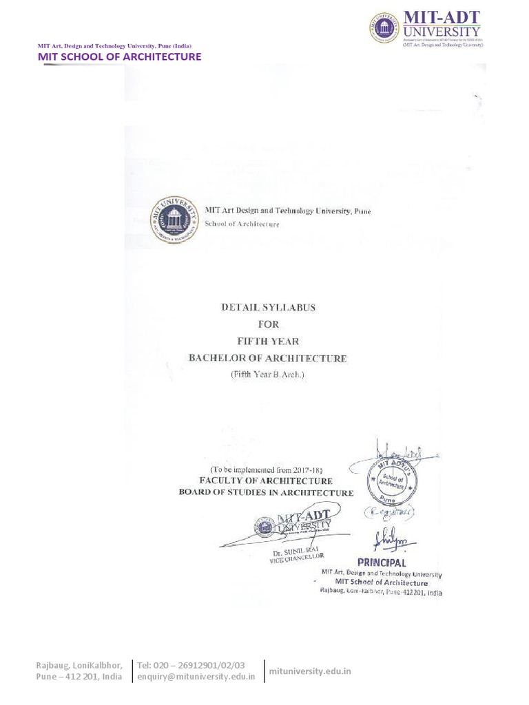 Mit School of Architecture: MIT Art, Design and Technology University ...