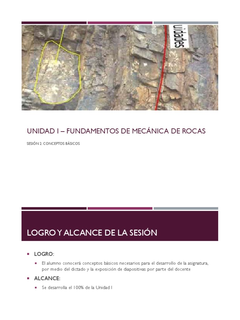 Sesión 2 - Fundamentos Teoricos | PDF | Roca (geología) | Roca ígnea