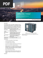 Siemens SIPROTEC 7SL87 Relay Manual | PDF | Electrical Engineering ...