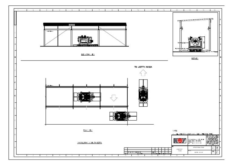 To Jetty Area: Structural Plem Load Out Plan JN1399 - XX - XX | PDF