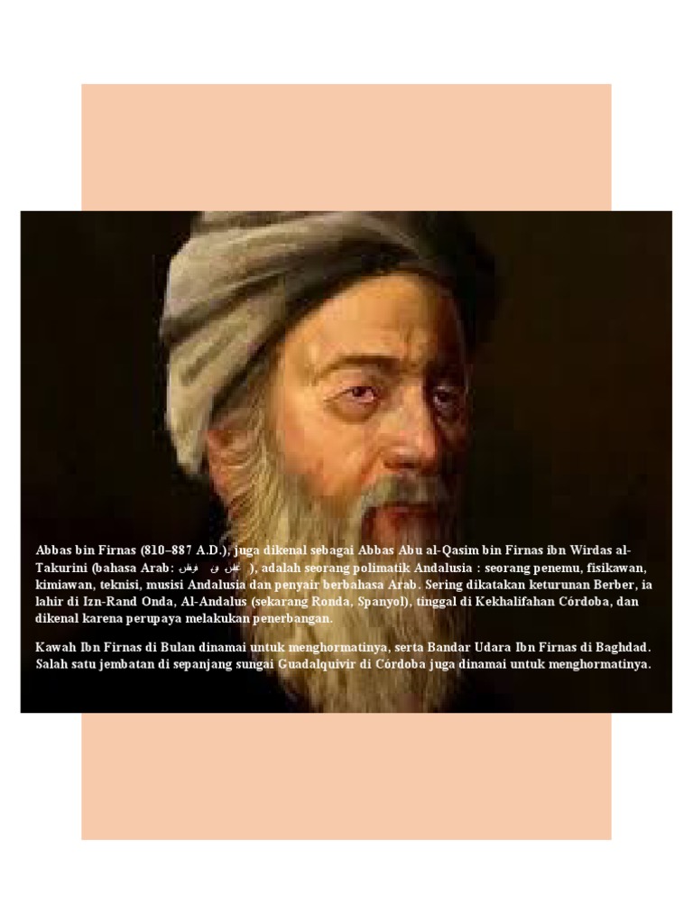 INFOGRAFIS Abbas Ibnu Firnas | PDF