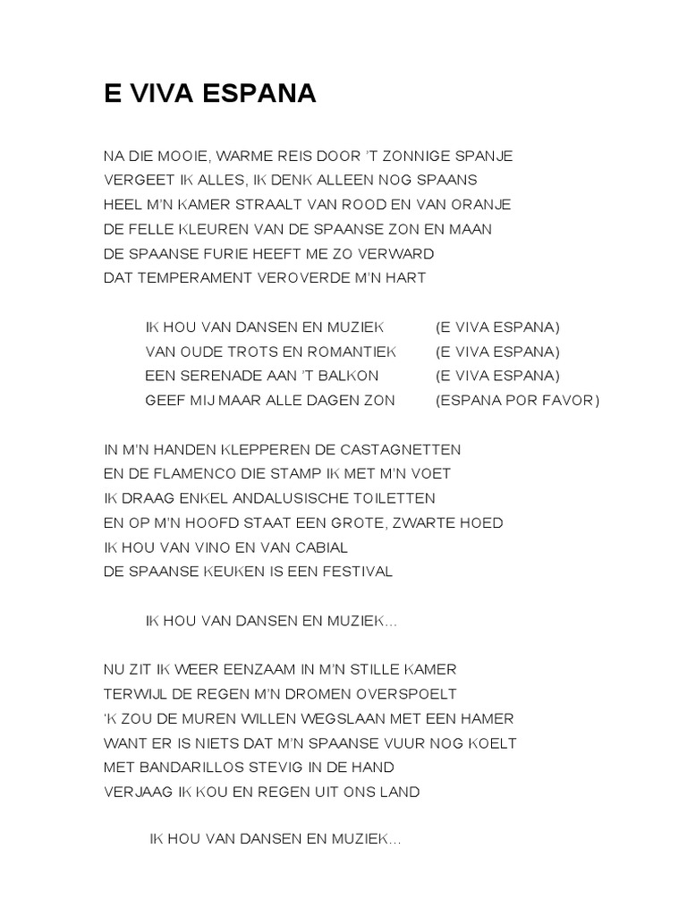 E Viva Espana | PDF