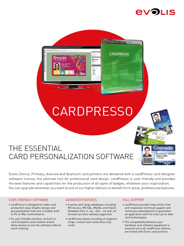 Cardpresso: The Essential Card Personalization Software | PDF ...