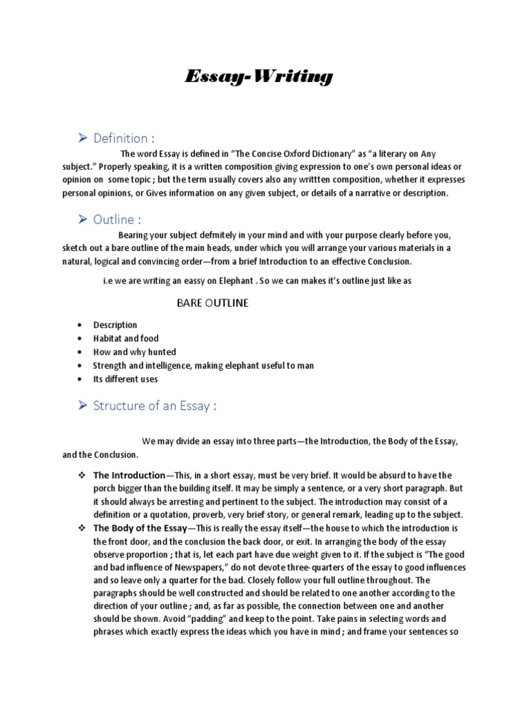 Essay Writing Essentials | PDF | Essays | Narrative